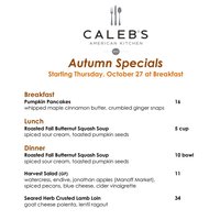 Caleb’s American Kitchen